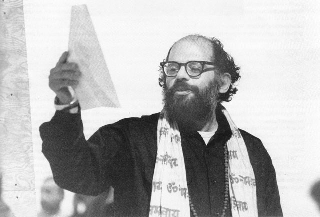 Rare audio recording of Allen Ginsberg reading and singing poetry in ...